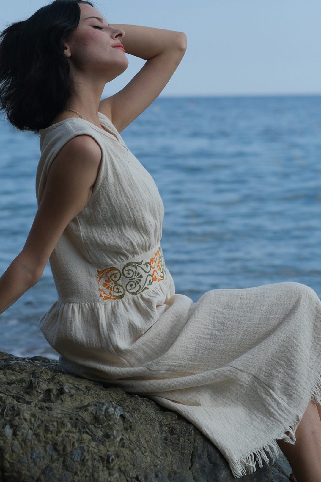 Müslin Elbise - Mebee